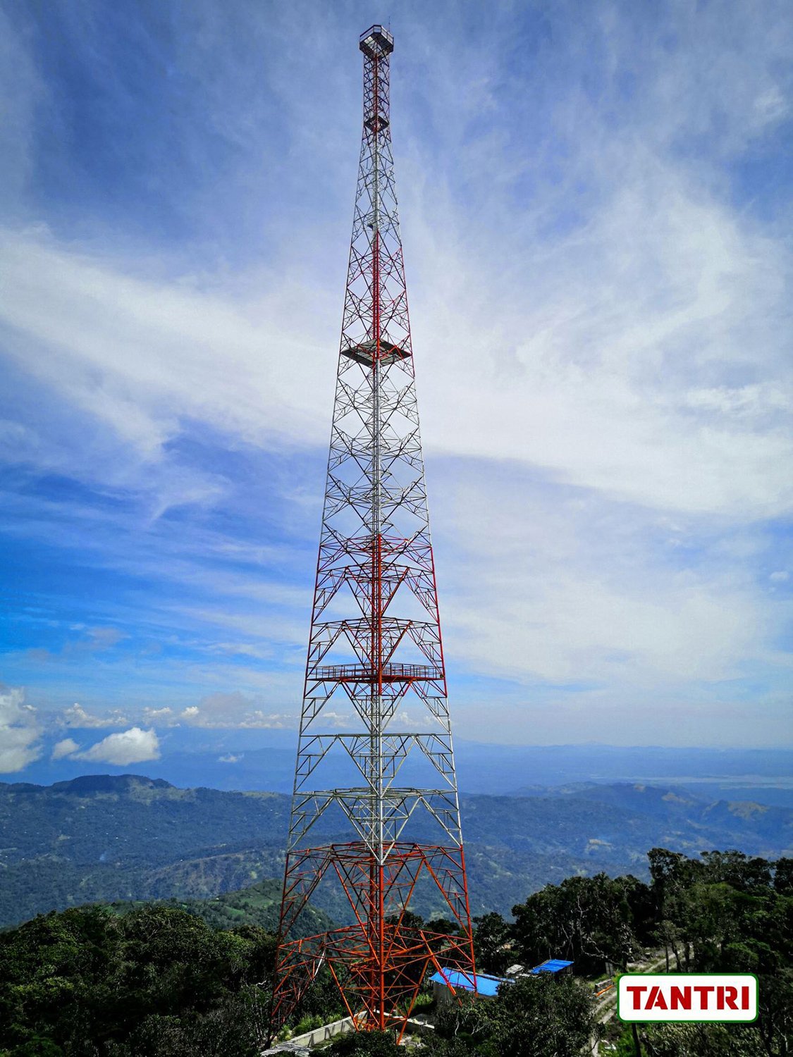 The Square Based Galvanized Lattice Angle Iron Tower - Tantri Towers